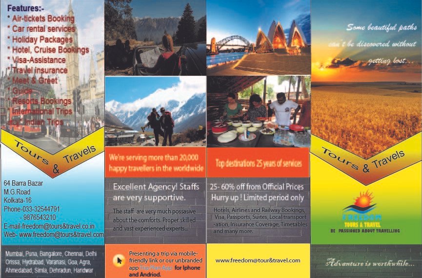 Brochure Samples – Creating Happily